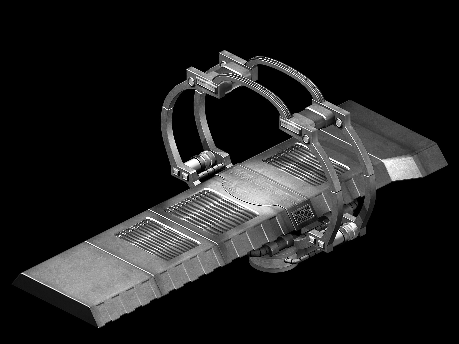 ArtStation - Spaceship - Space Time Bridge 01 | Game Assets