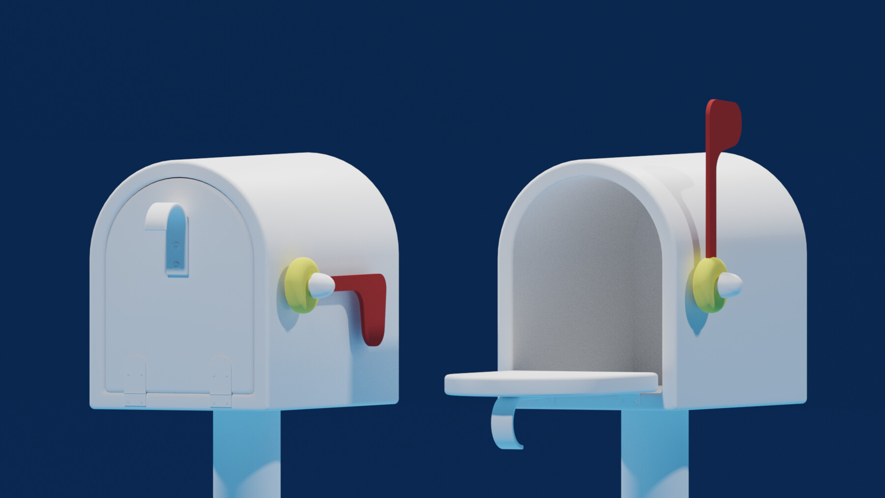 ArtStation - Lovely Cartoon Mailbox | Resources