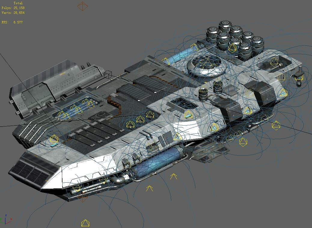 ArtStation - Space Station - Ground Operating Platform 01 | Game Assets