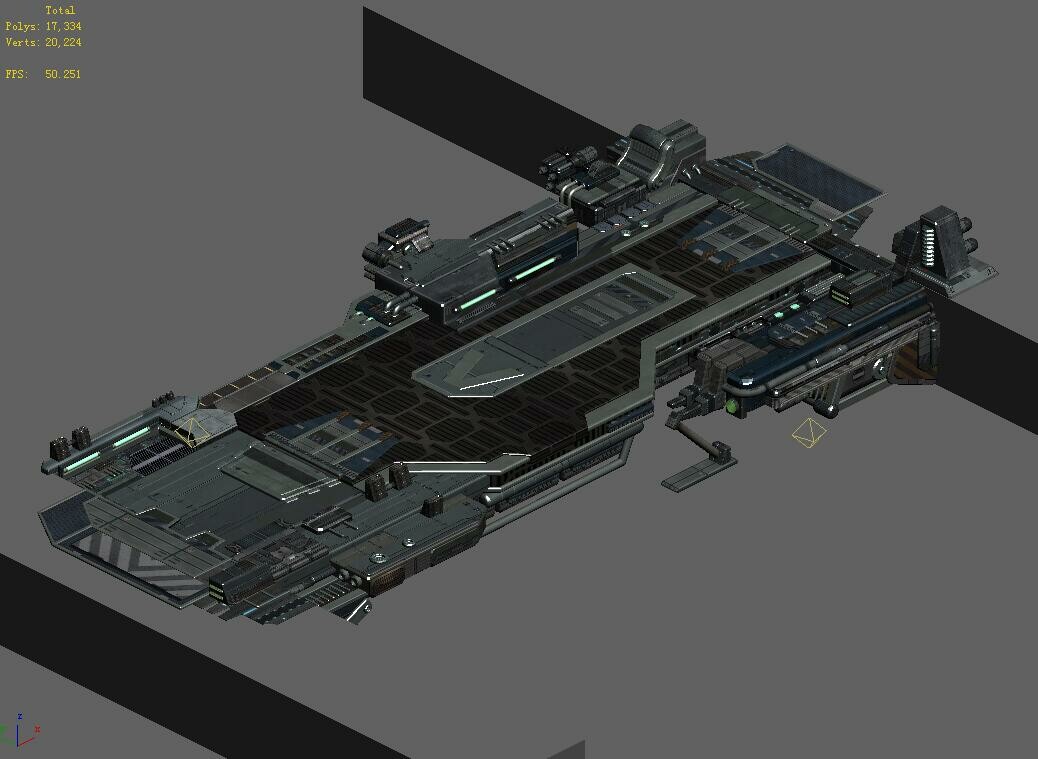 ArtStation - Space Station - Bridge 02 | Game Assets
