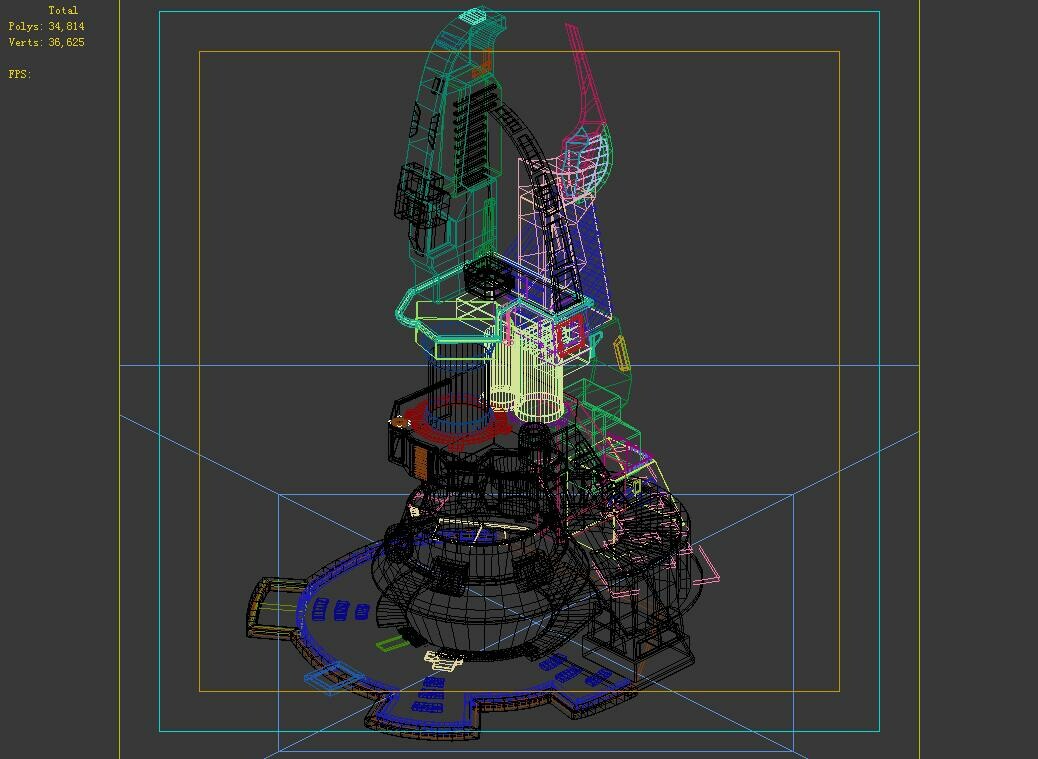 ArtStation - Space Station - Occupy Tower 03 | Game Assets
