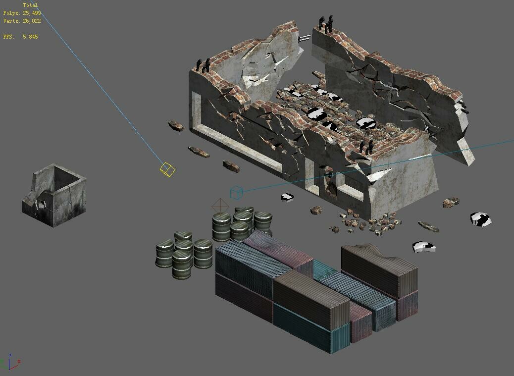 ArtStation - Future World - Ruins 02 | Game Assets