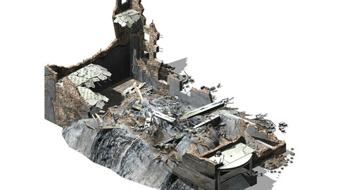 ArtStation - Future World - Ruins 06 | Game Assets