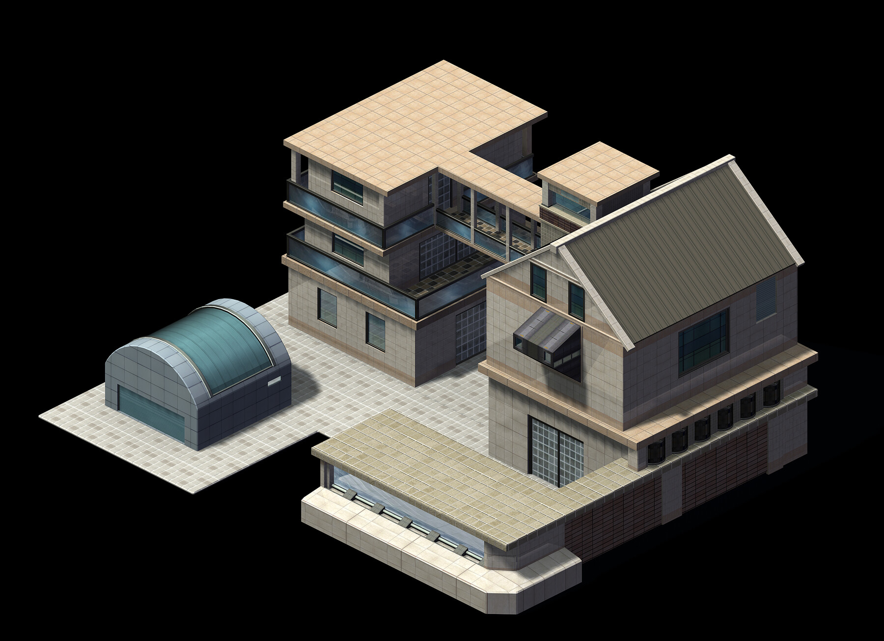 ArtStation - Future world - factory | Game Assets