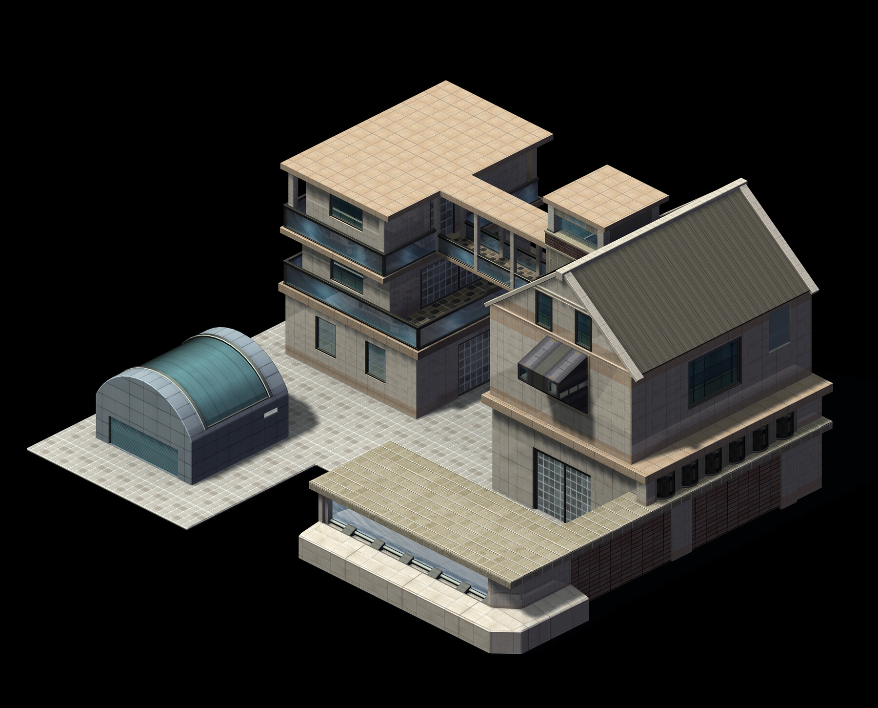 ArtStation - Future World - Factory 02 | Game Assets