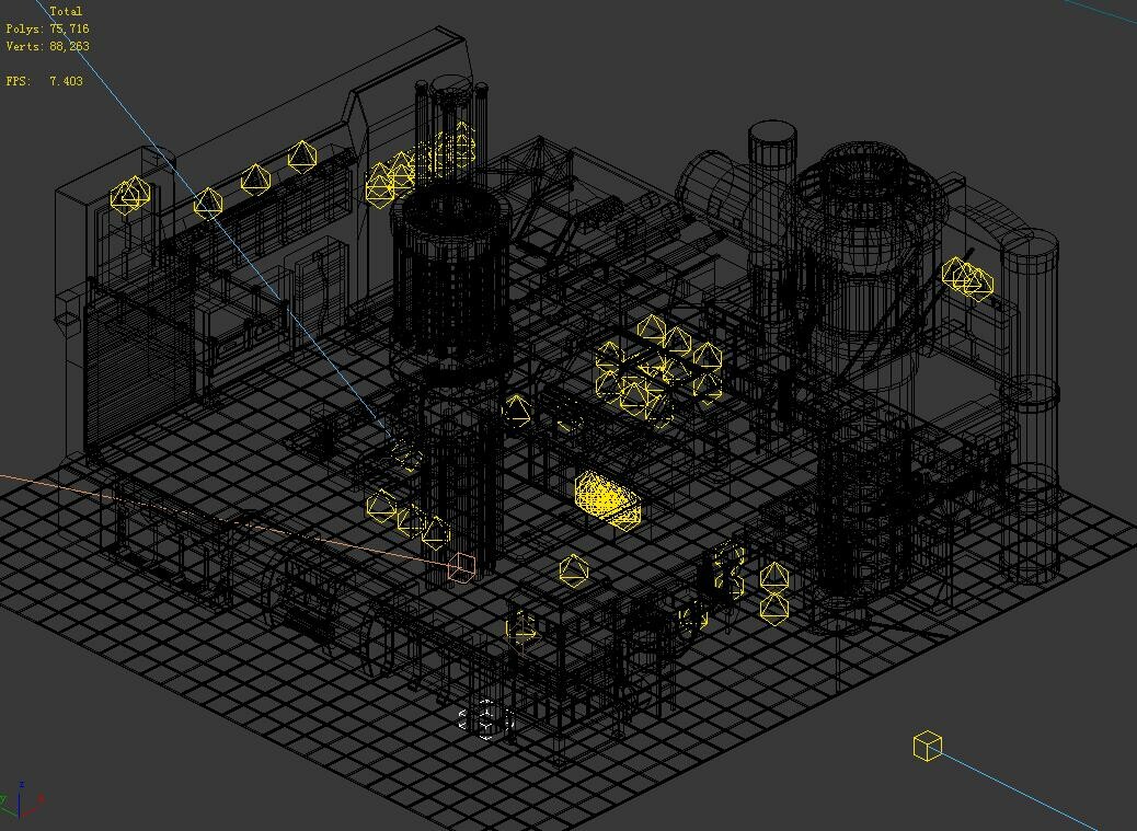 ArtStation - Future world - factory - indoor | Game Assets