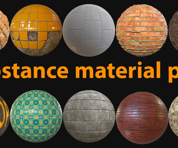 ArtStation - Substance material pack | Resources