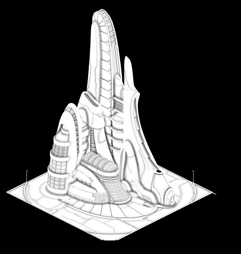 ArtStation - Future World - Robot Factory 04 | Game Assets