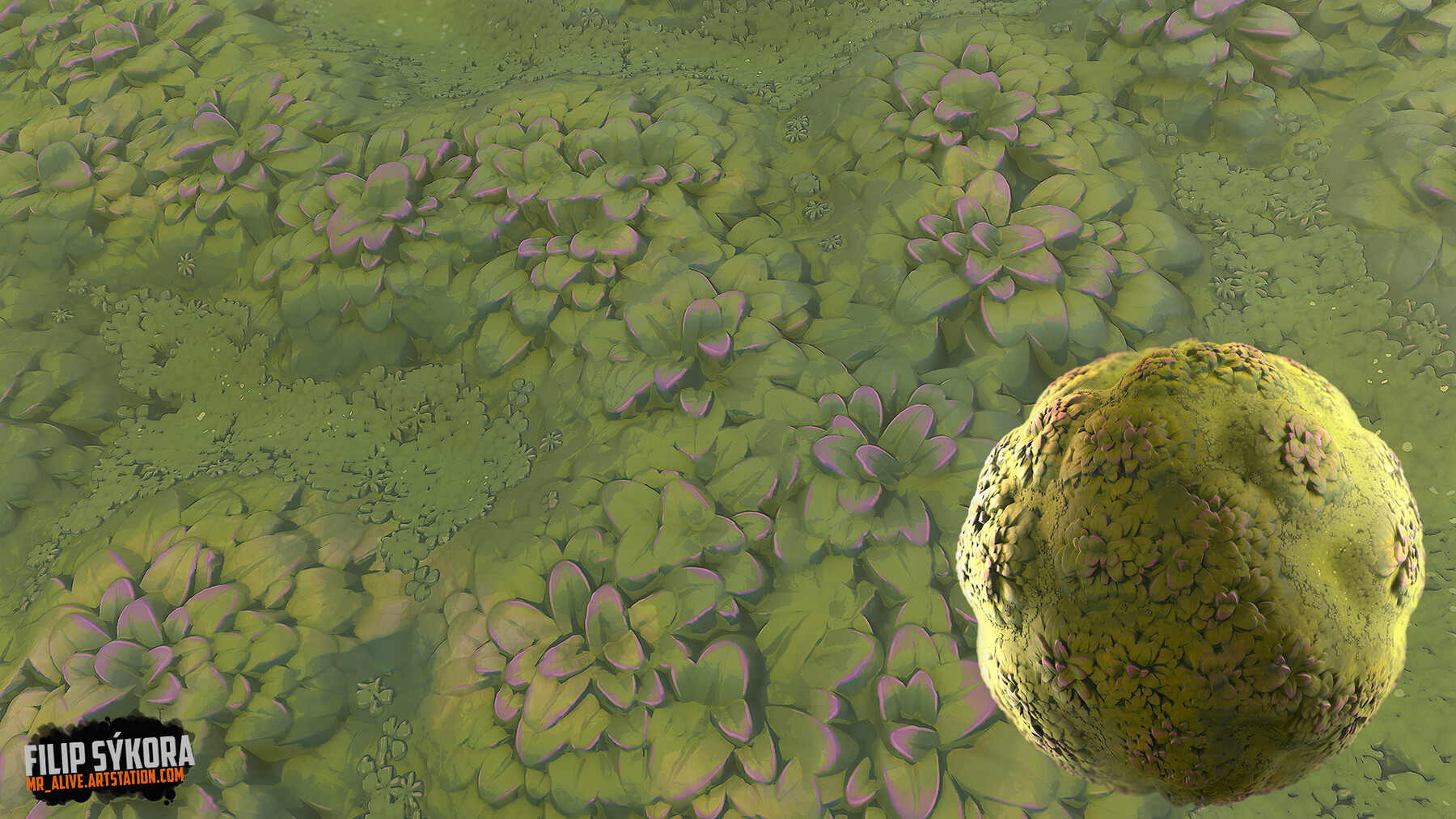 ArtStation - Stylized moss | Game Assets