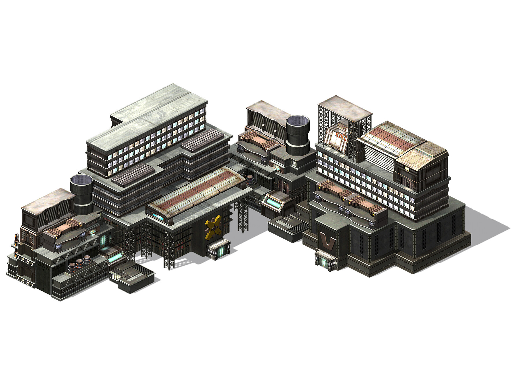 ArtStation - Future World - Residential Area 02 | Game Assets