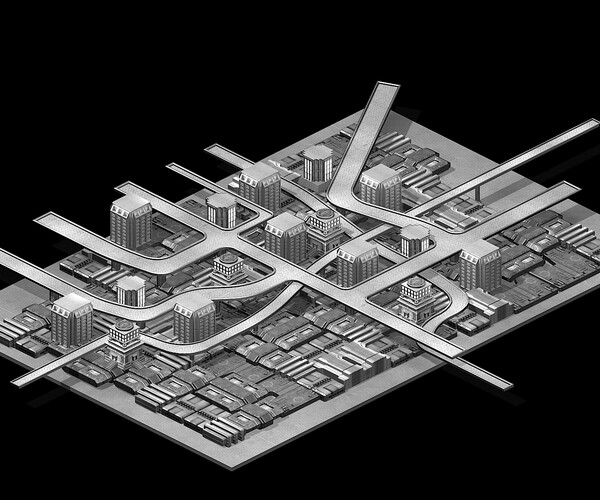 ArtStation - Future World - Residential Area 10 | Game Assets