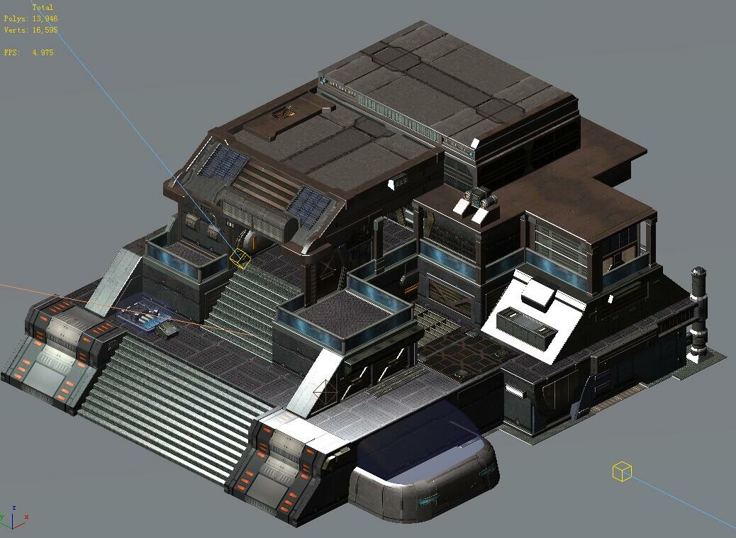 ArtStation - Future World - Market 03 | Game Assets