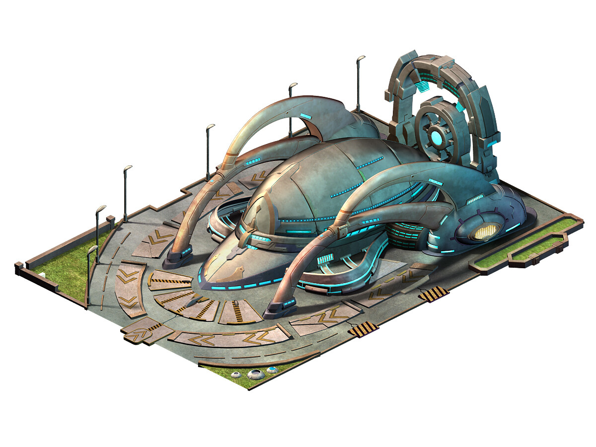 ArtStation - Future-tactical training ground | Game Assets