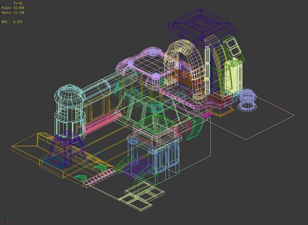 ArtStation - Machinery Distribution Factory - Building 32 | Game Assets