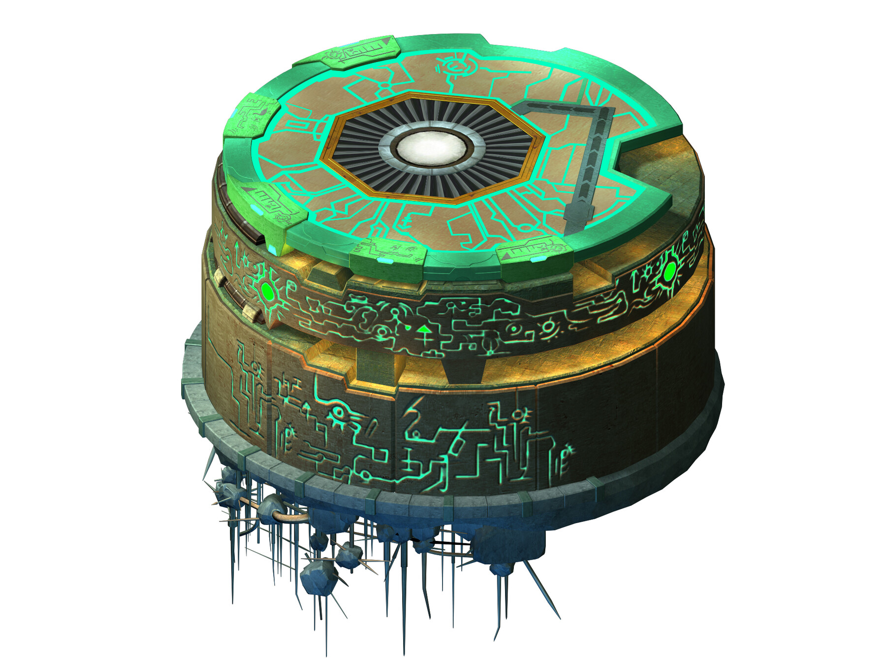 ArtStation - Relics - wall rounded surface | Game Assets