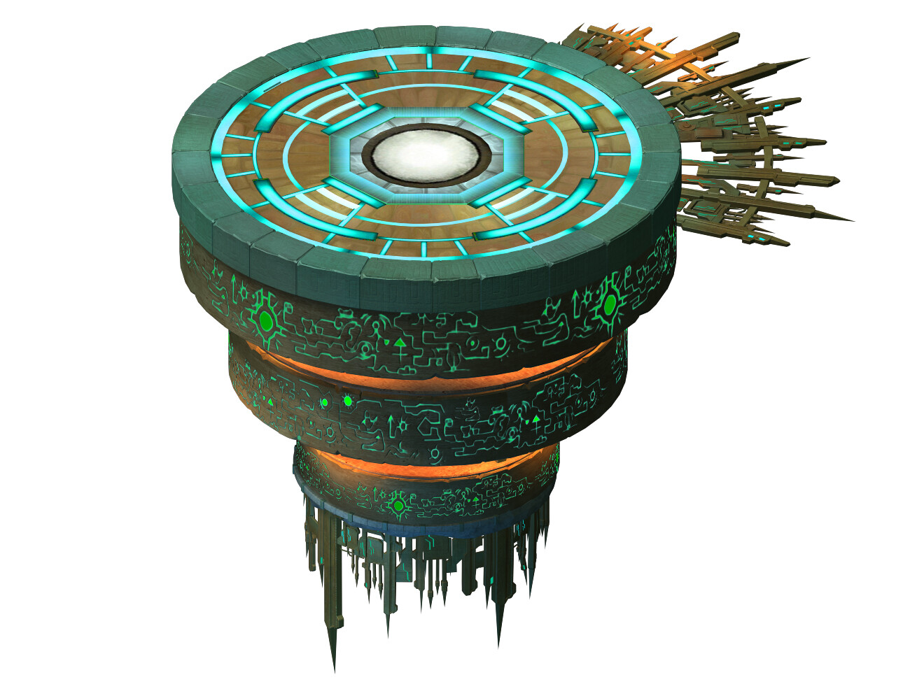 ArtStation - Relics - Wall Rounded Surface 02 | Game Assets