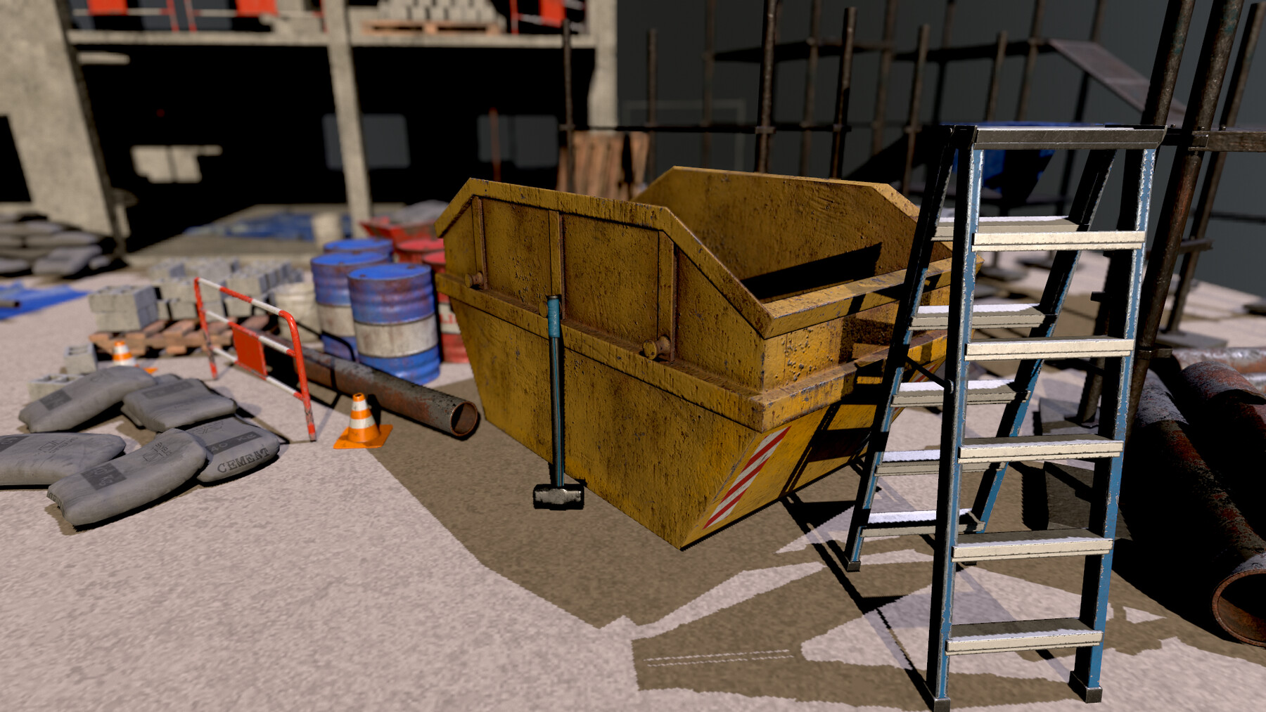 ArtStation - Full set construction site | Game Assets