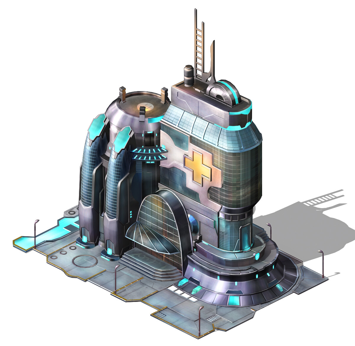 ArtStation - Different dimension - city state hospital 01 | Game Assets