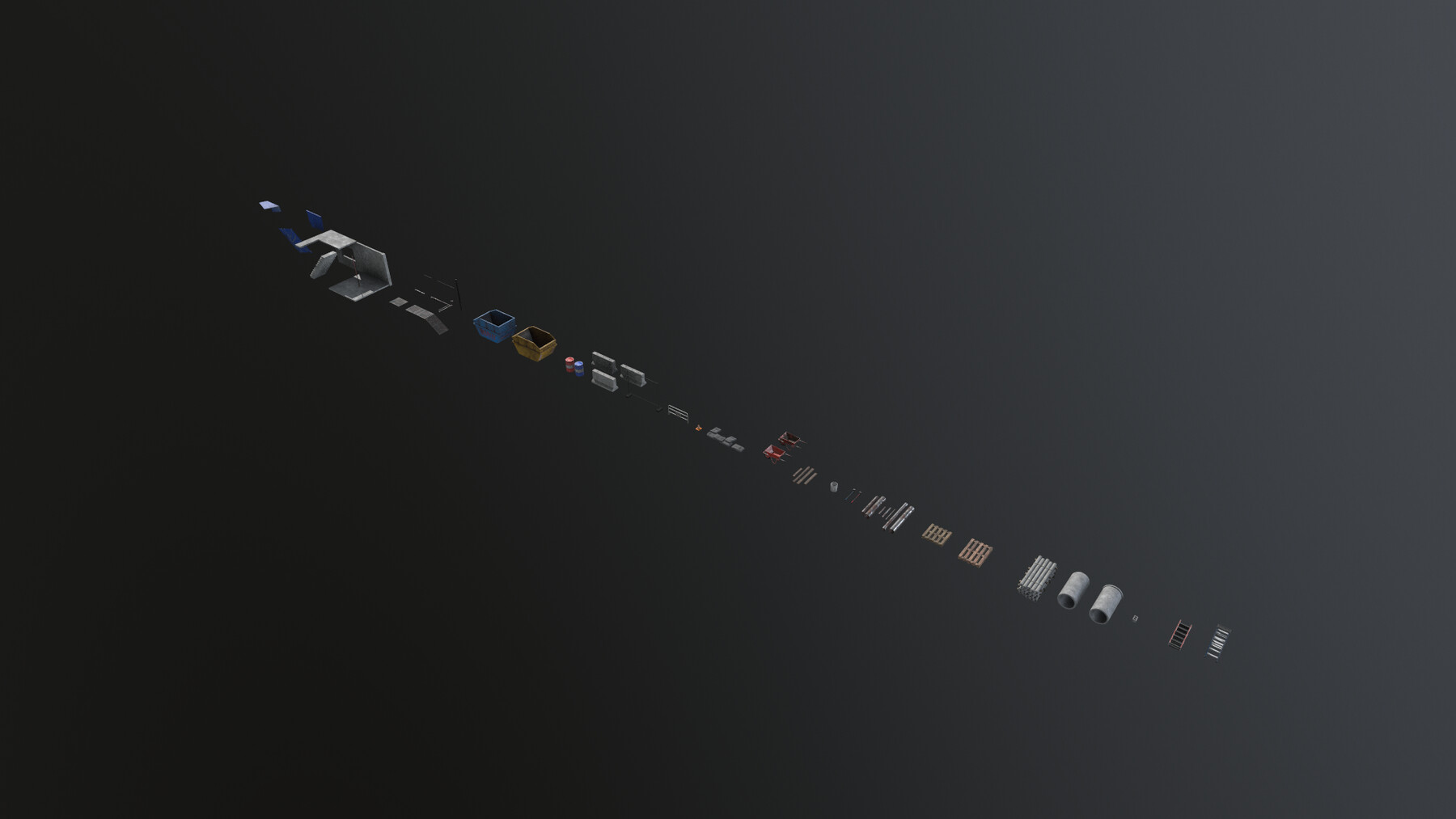 ArtStation - Full set construction site | Game Assets