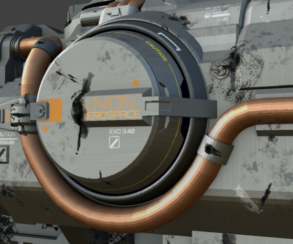 ArtStation - Sci-Fi Plasma Rifle Low-poly 3D model | Game Assets