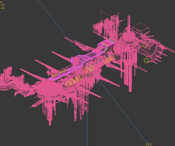 ArtStation - Spaceship - port of call | Game Assets