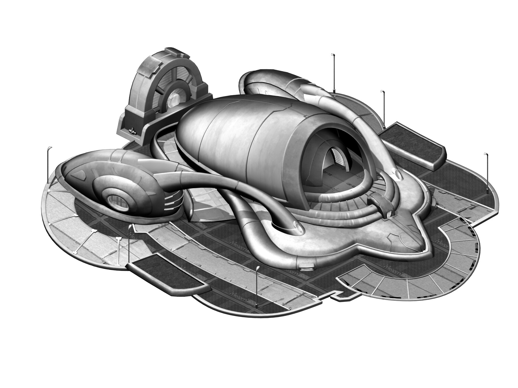ArtStation - City-Tactics-Training Ground 02 | Game Assets