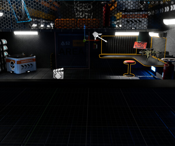 ArtStation - Game Ready Fire room Scene | Game Assets