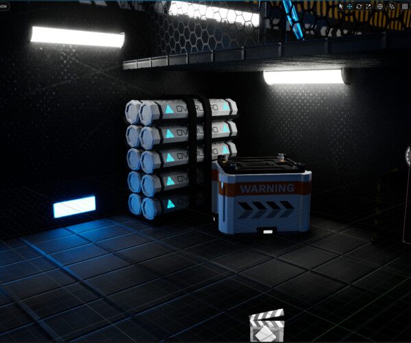 ArtStation - Game Ready Fire room Scene | Game Assets