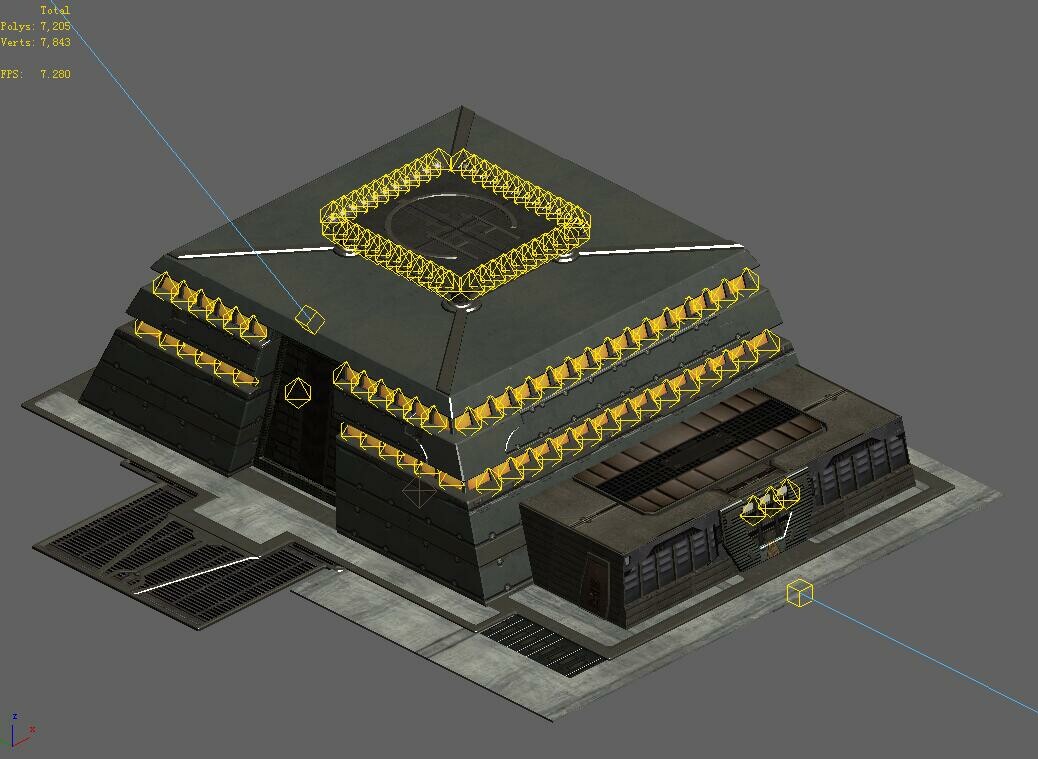ArtStation - Sci Fi Building-Science Academy 01 | Game Assets
