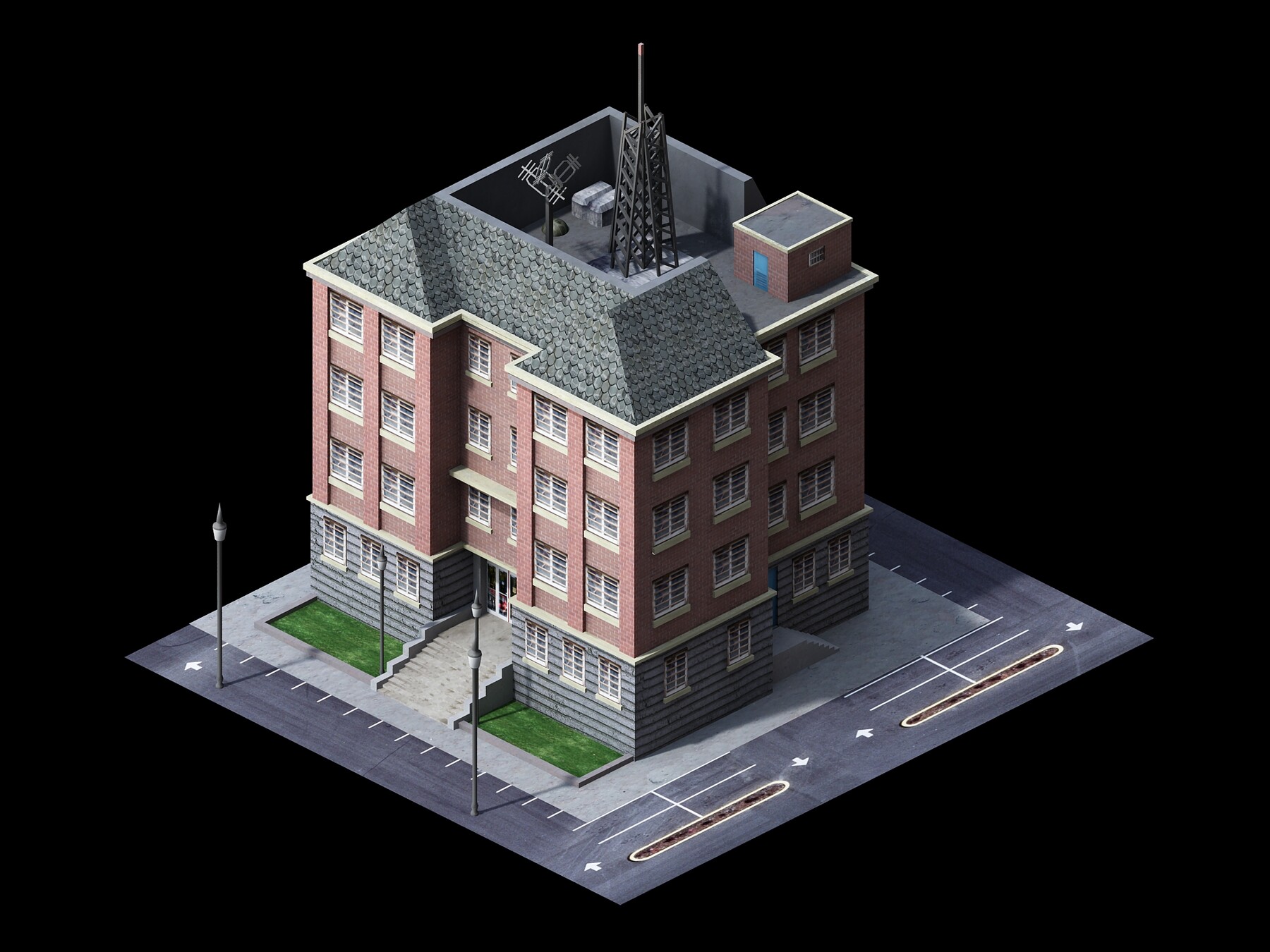 ArtStation - Heterogeneous - Building 06 | Game Assets