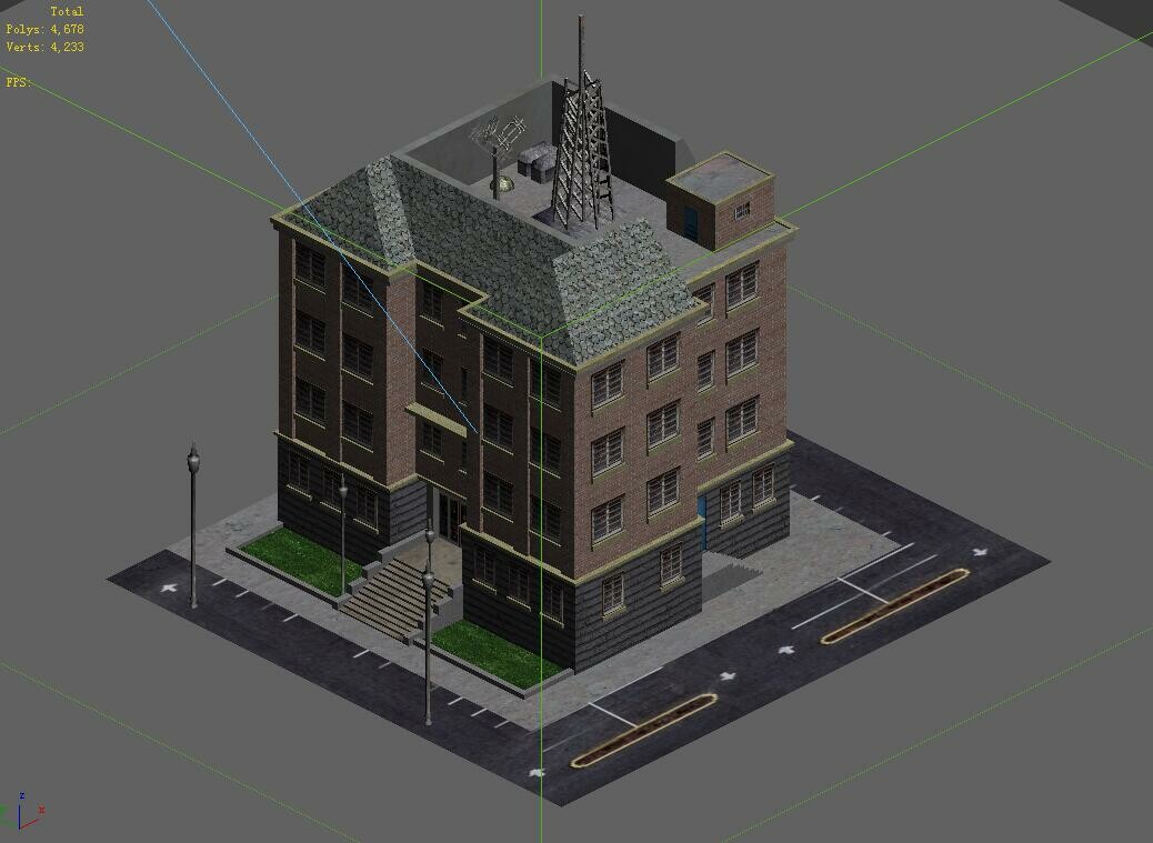 ArtStation - Heterogeneous - Building 06 | Game Assets