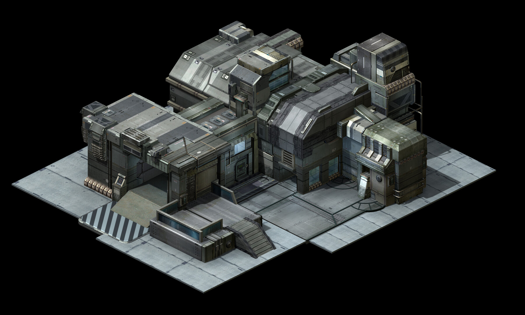ArtStation - Heterogeneous - Building - Building B Building 02 | Game ...