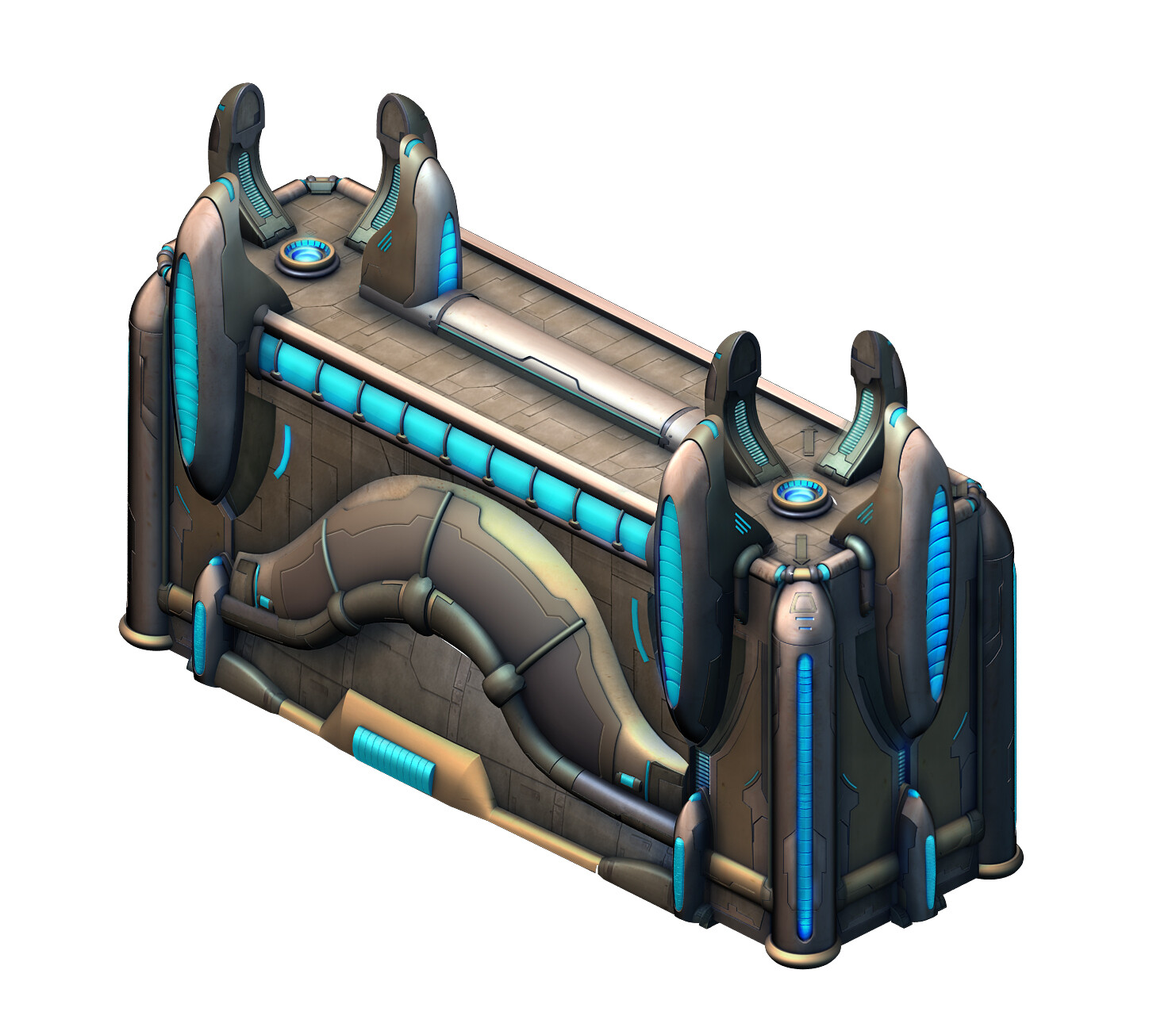 ArtStation - Different dimension - building - city wall 06 | Game Assets