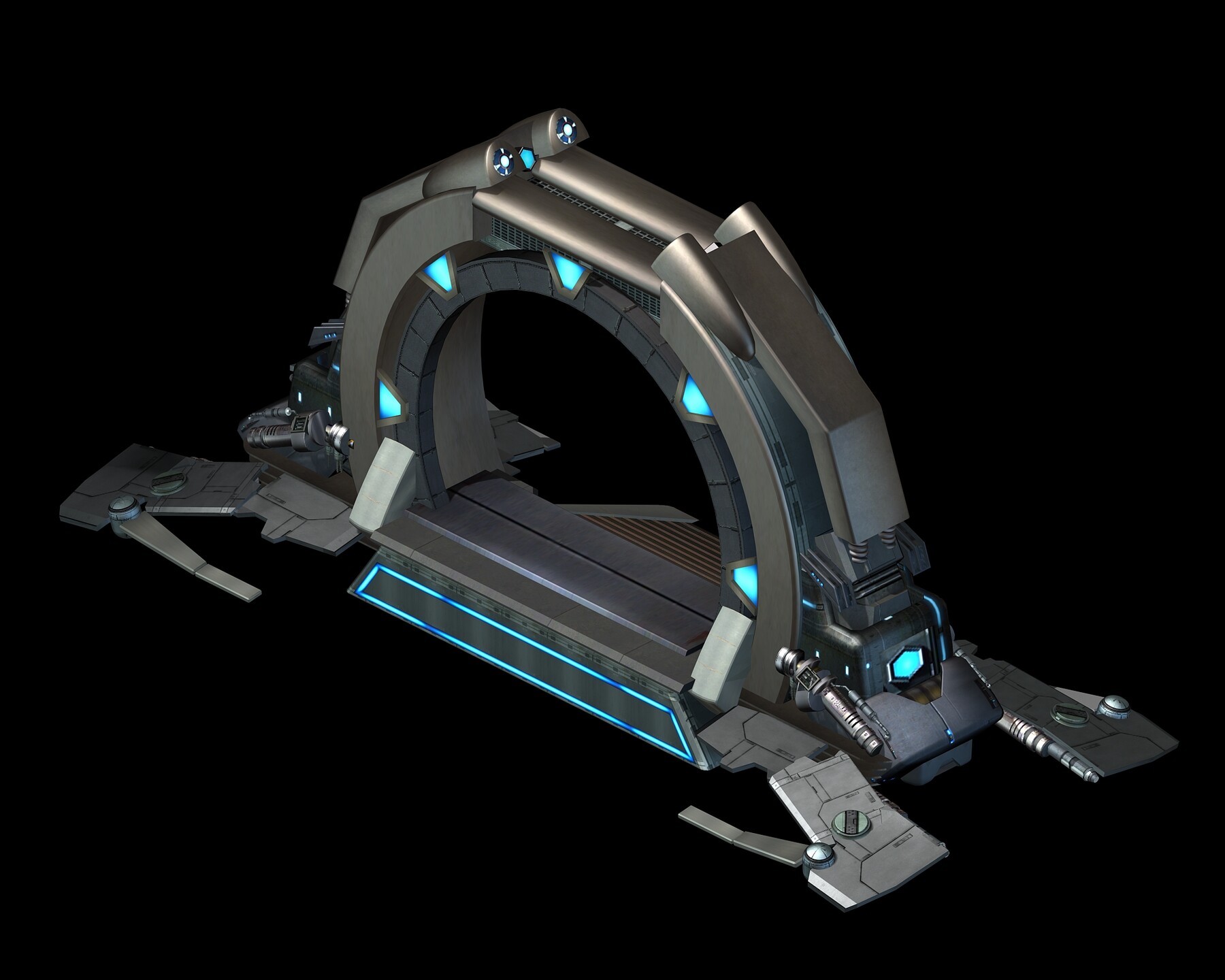 ArtStation - Heterogeneous - Building - Portal 01 | Game Assets