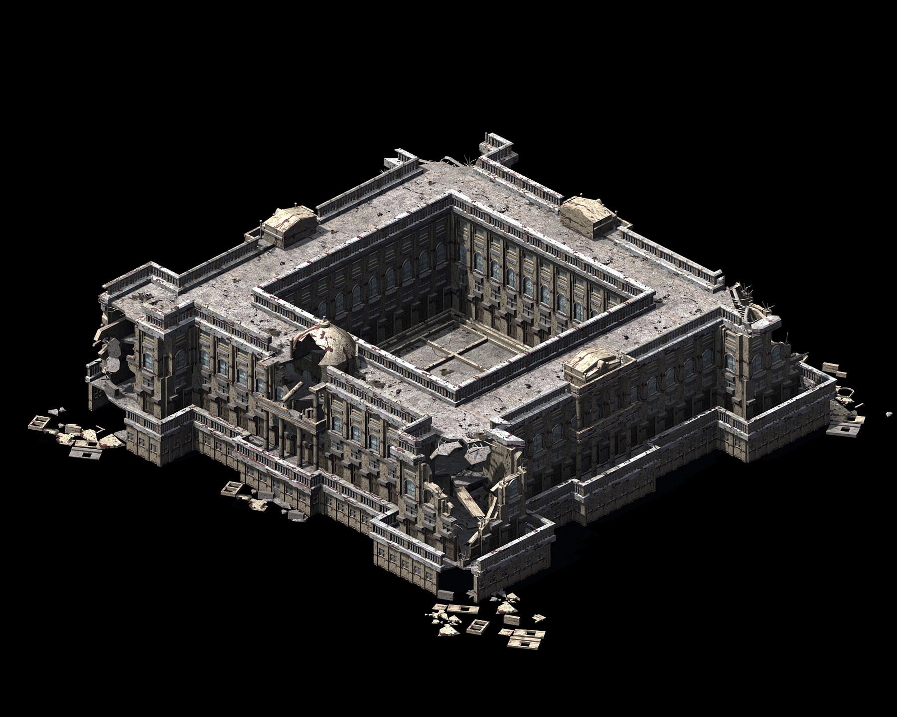 ArtStation - Different dimension - architecture - ruins 03 | Game Assets
