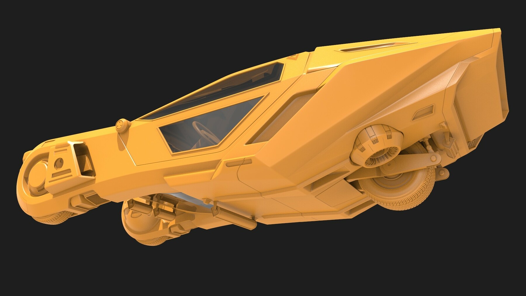 ArtStation - K's Spinner - Vehicle in Blade Runner 2049 Film Available ...