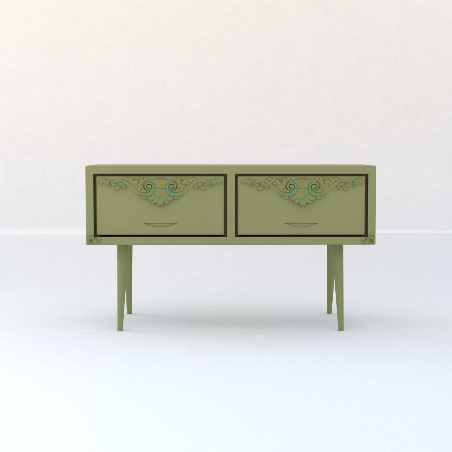 ArtStation - patina classic table | Resources