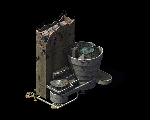 ArtStation - Different dimension - architecture - ruins 07 | Game Assets