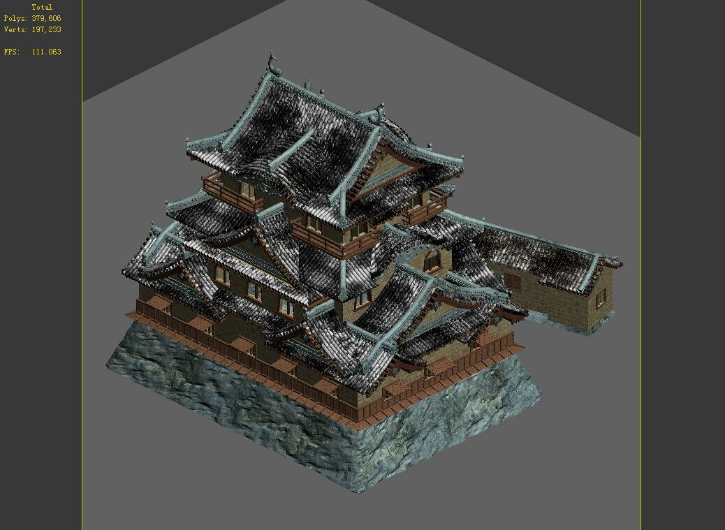 Artstation Heterogeneous Architecture Building 05 Game Assets