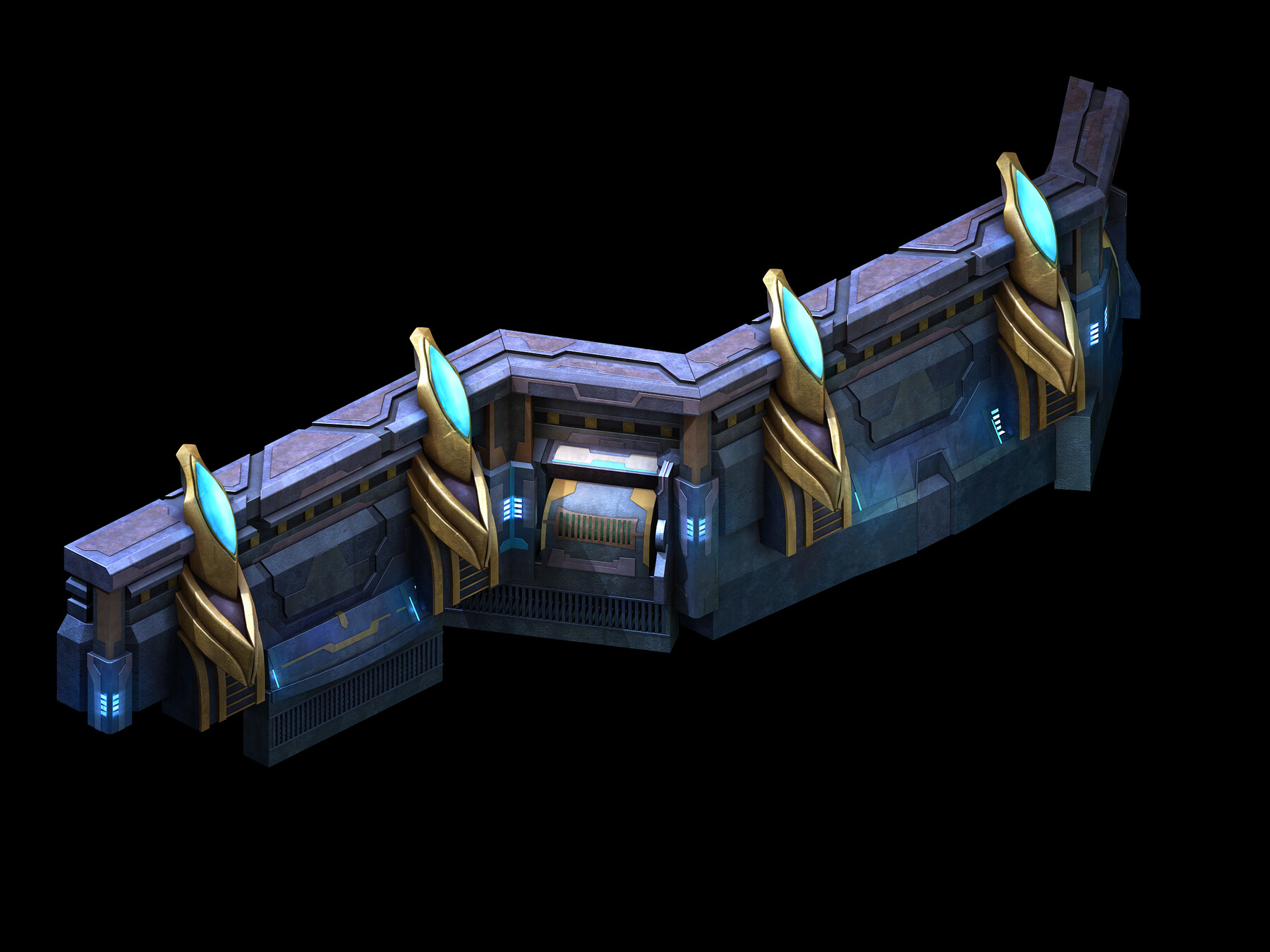 ArtStation - Different dimension - building - wall 09 | Game Assets