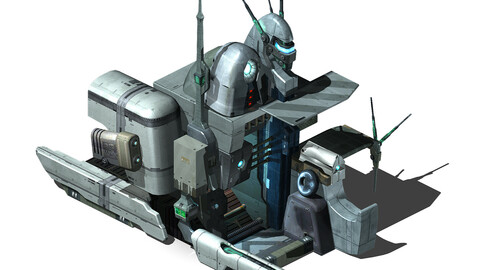 ArtStation - Different dimension - building - entrance 01 | Game Assets