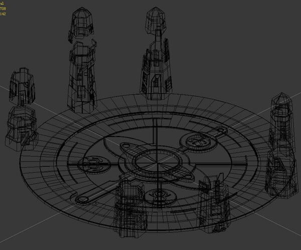 ArtStation - Heterogeneous - mysterious stone column 02 | Game Assets