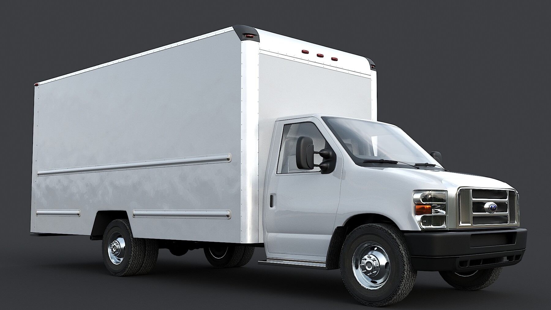 ArtStation - FORD E350 Cargo Box Truck 3D model | Resources