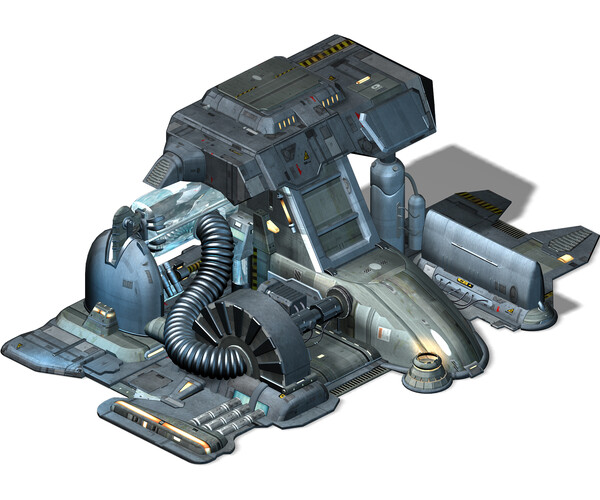ArtStation - Machinery - Spacecraft - Functional Objects 03 | Game Assets
