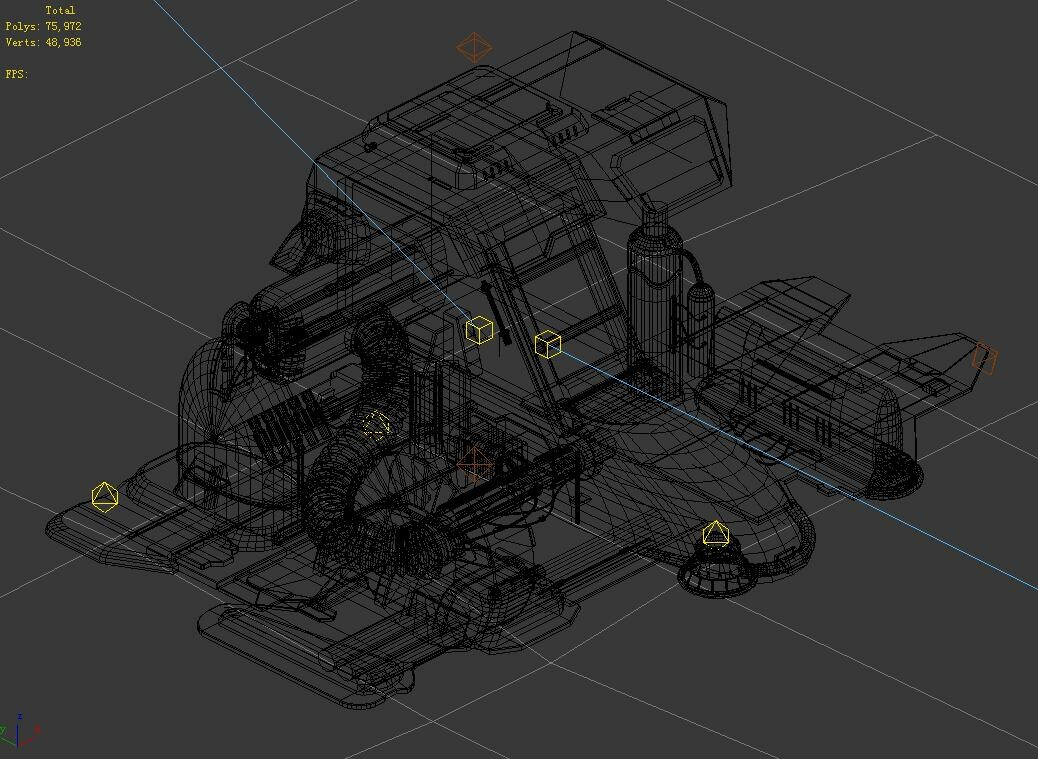 ArtStation - Machinery - Spacecraft - Functional Objects 03 | Game Assets