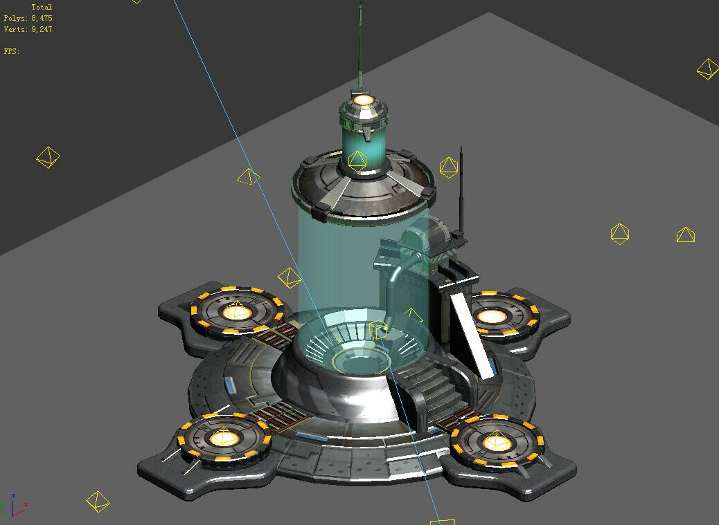 ArtStation - Machinery - Spacecraft - Functional Objects 05 | Game Assets