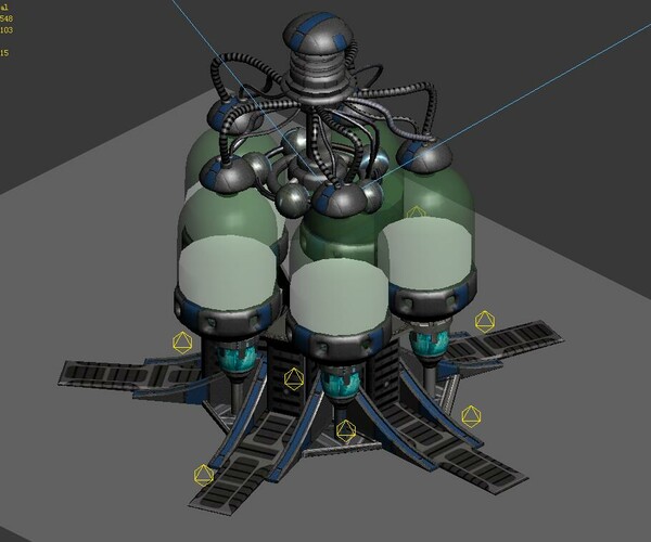 ArtStation - Machinery - Spacecraft - Functional Objects 06 | Game Assets