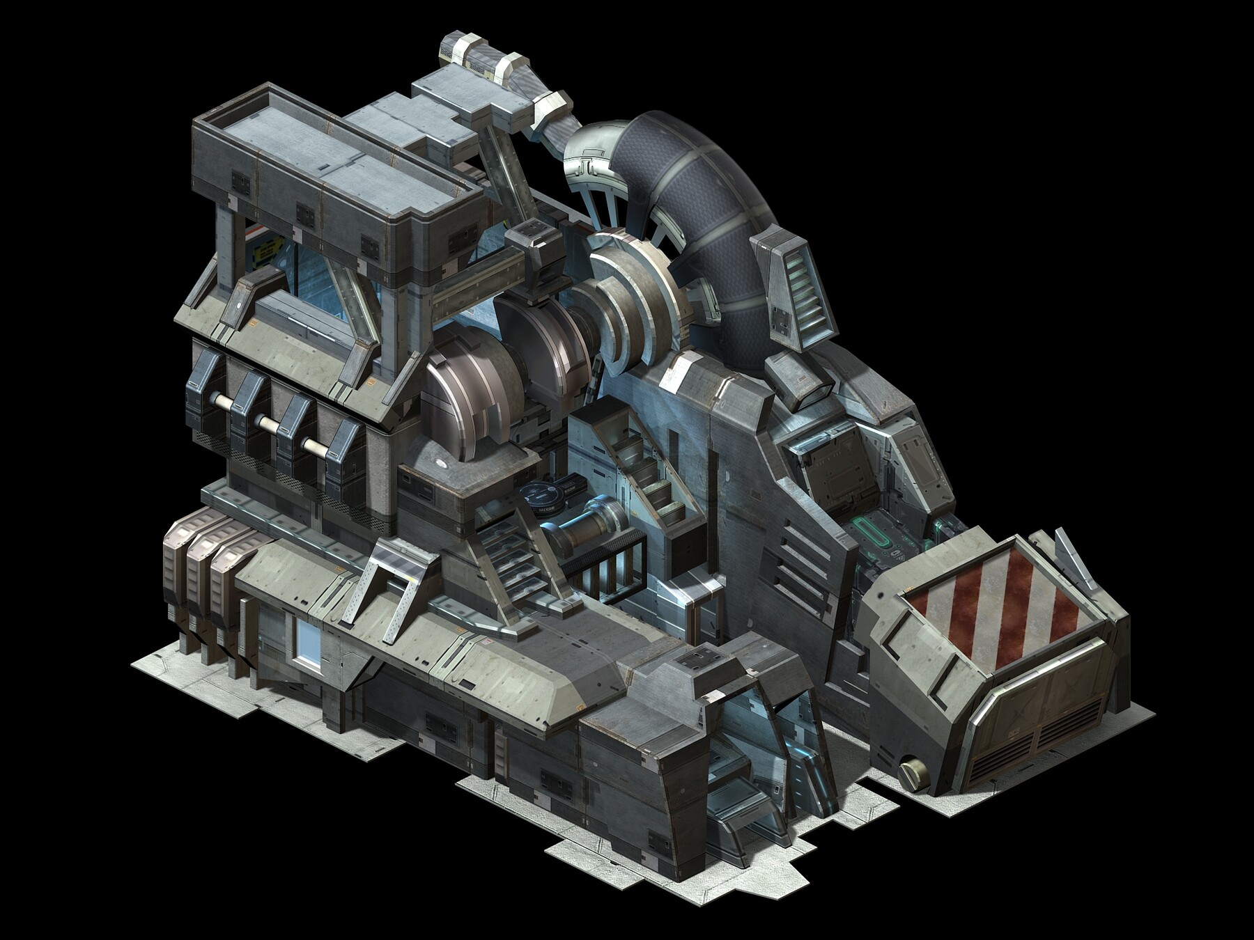 ArtStation - Machinery - Spacecraft - Functional Objects 011 | Game Assets