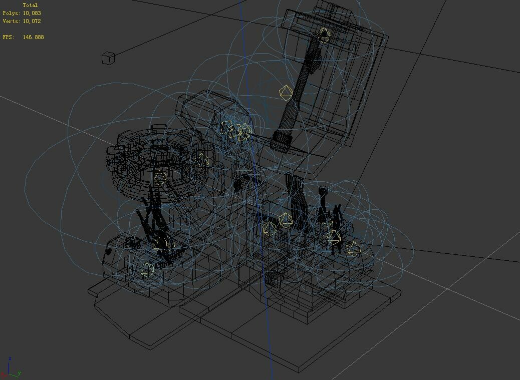 ArtStation - Machinery - spacecraft - functional objects 012 | Game Assets