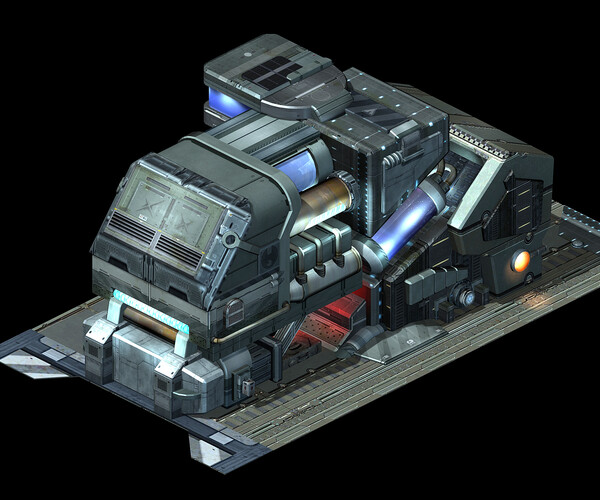 ArtStation - Machinery - Spacecraft - Functional Objects 015 | Resources